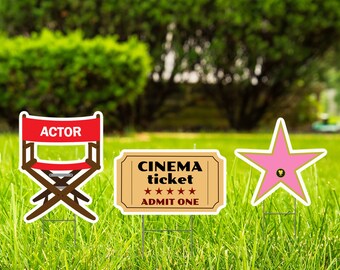 Movie Set Signs - Etsy