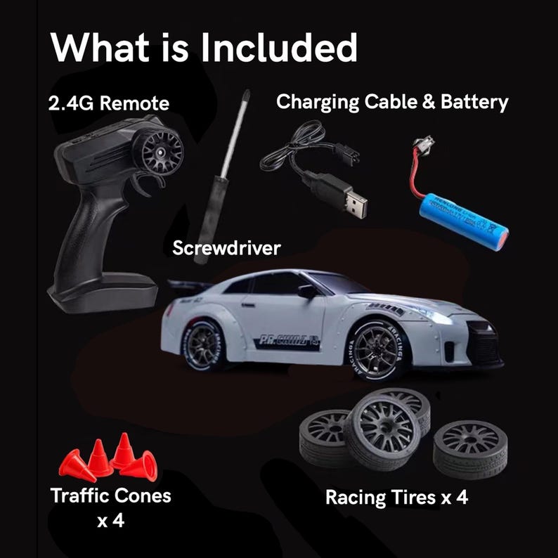 Nissan Gtr R35 Classic Car RC Drift Car Full Size Remote Control Racing ...