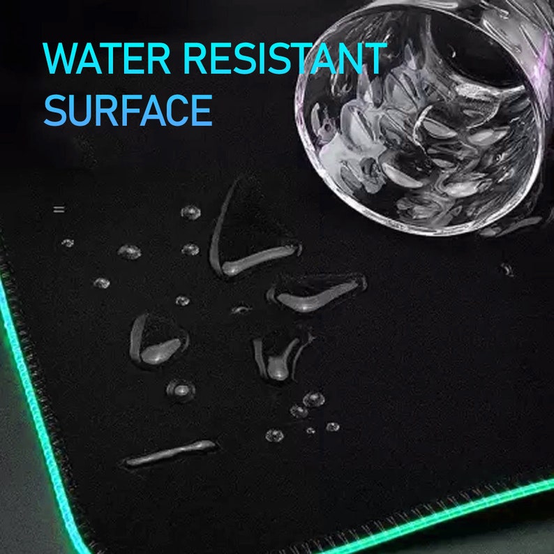 Allstargarage RGB Gaming Mouse Pad Extended, Large Led Mousepads With ...