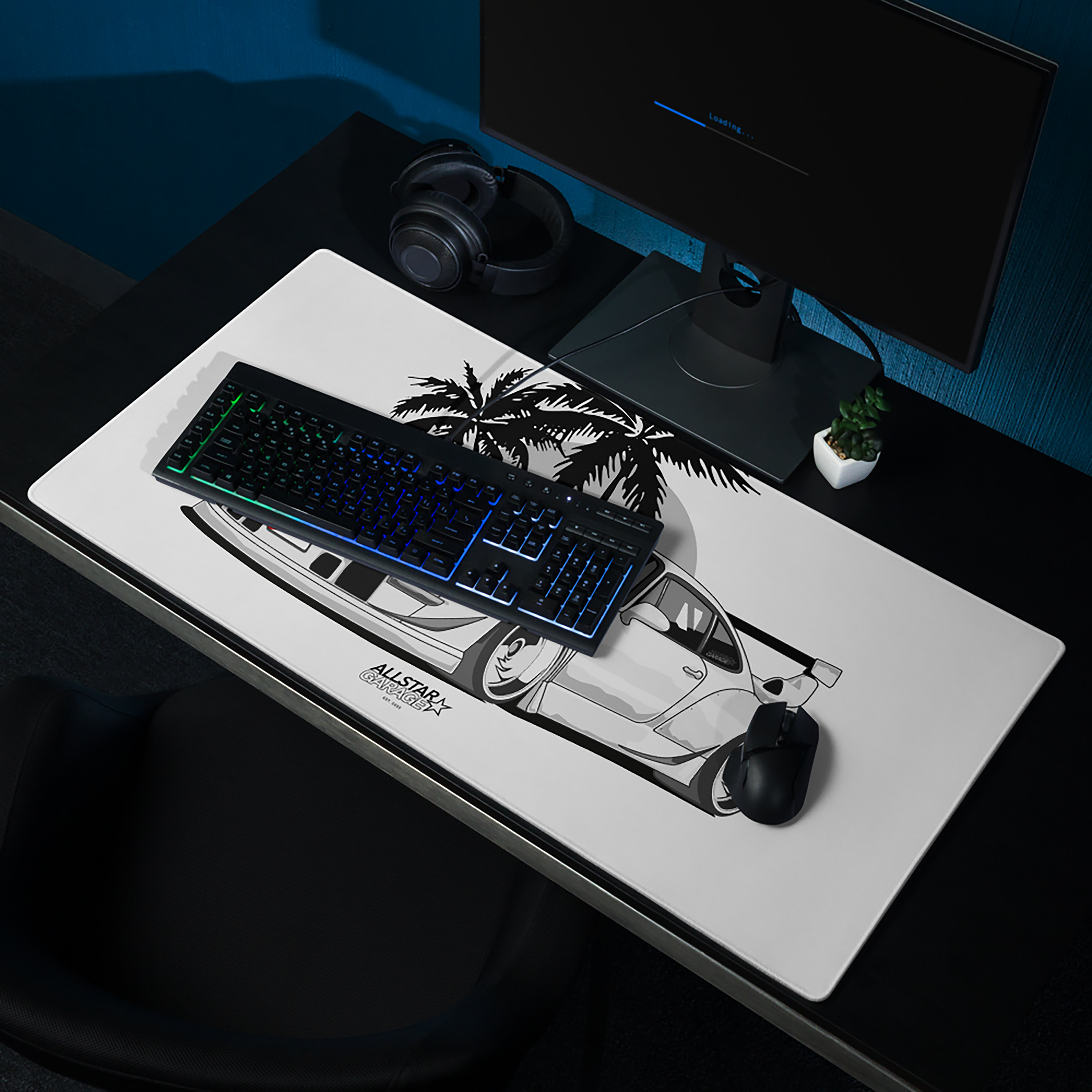 JDM Porsche RWB 993 Minimalist Japanese Car Mouse Pad Desk Mat - Etsy