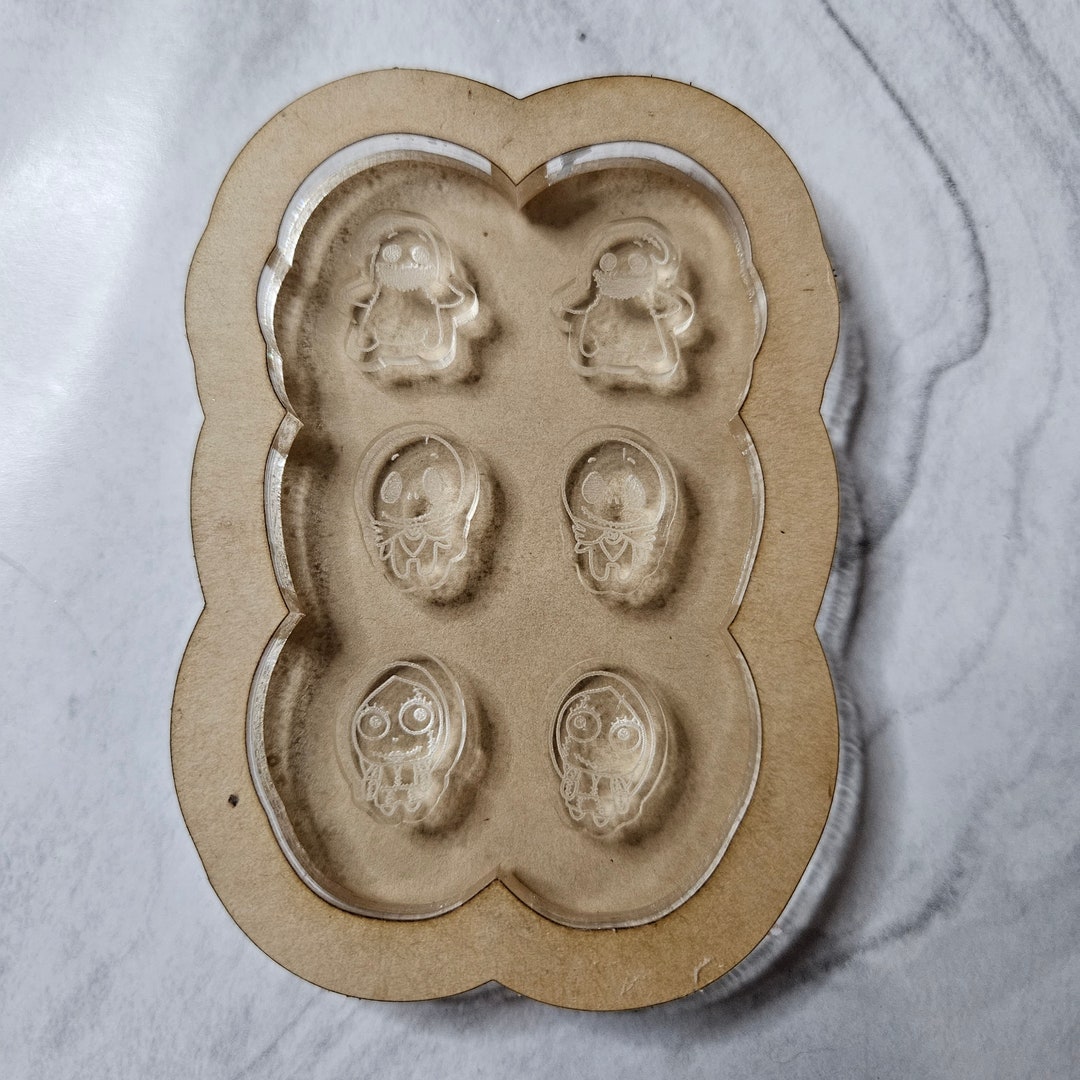 NBC Shaker Bits Rag Dolls Nightmare Before Christmas Resin Epoxy ...
