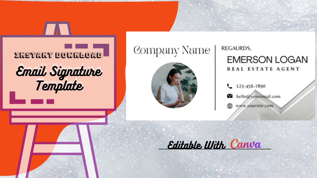 Real Estate Email Signature Template for Email Realtor Signiture ...