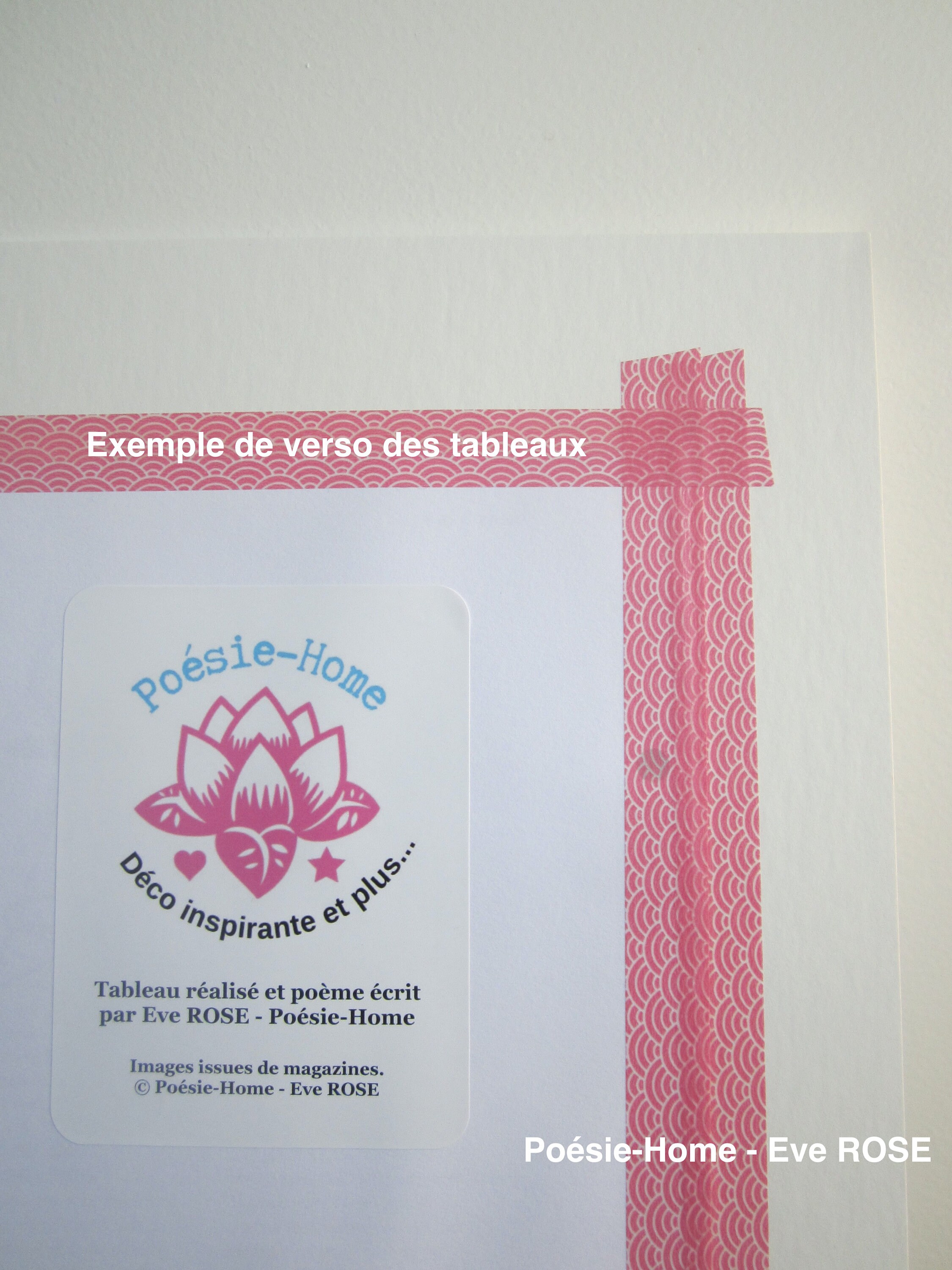 Tableau Collage Poème, Bohème Vert, Poème Sur Le Thème De Savourer La ...