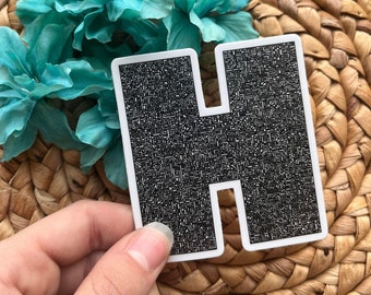 The Letter H Sticker - Etsy