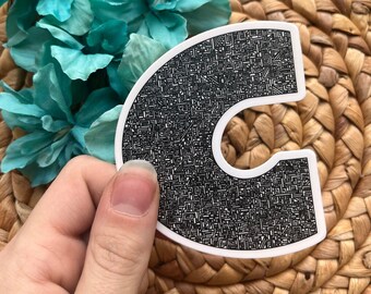 Spring Flower Letter C Vinyl Sticker, Monogram, Best Friend Gift ...