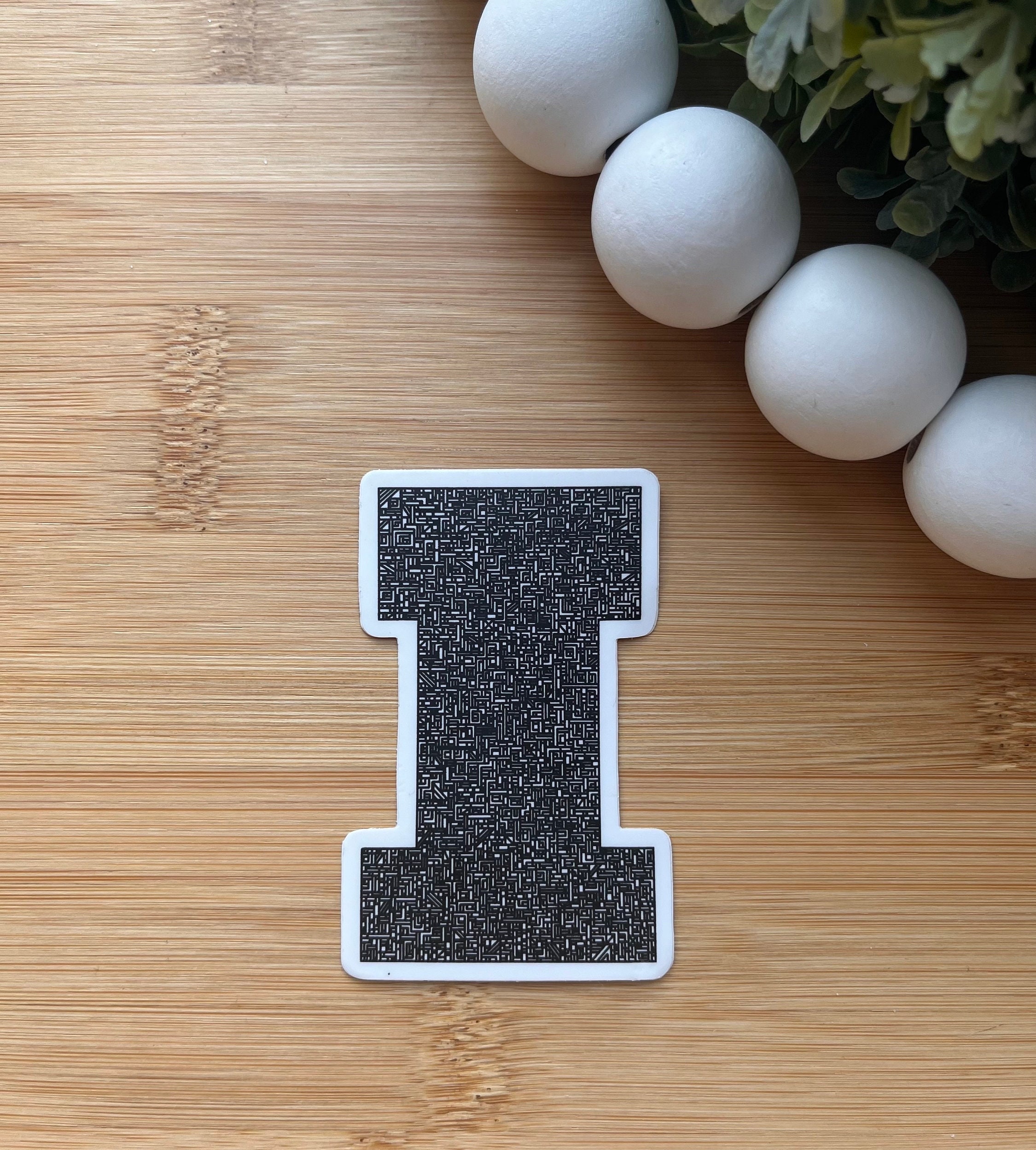 Letter I Sticker - Etsy