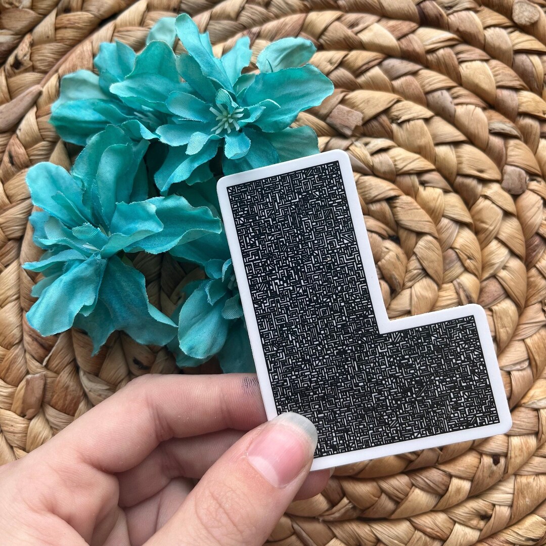 Letter L Sticker - Etsy