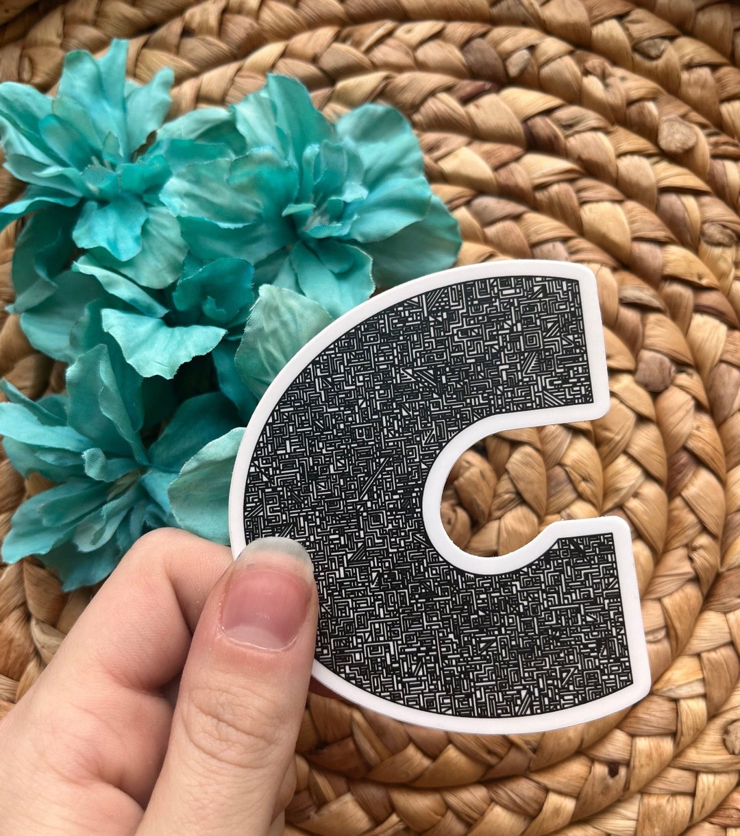 Letter C Sticker - Etsy