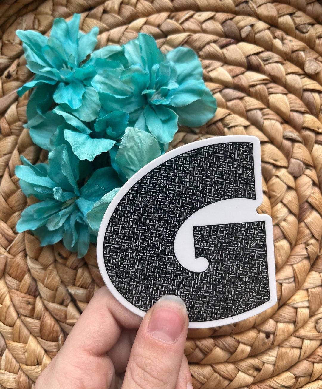 Letter G Sticker - Etsy