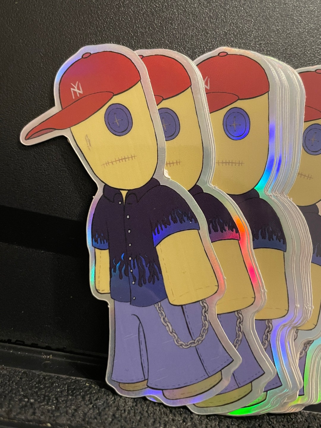 Nu Metal Holographic Sticker - Etsy