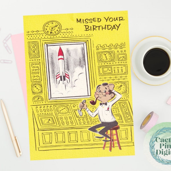 Engineer Birthday Card Printable - Etsy