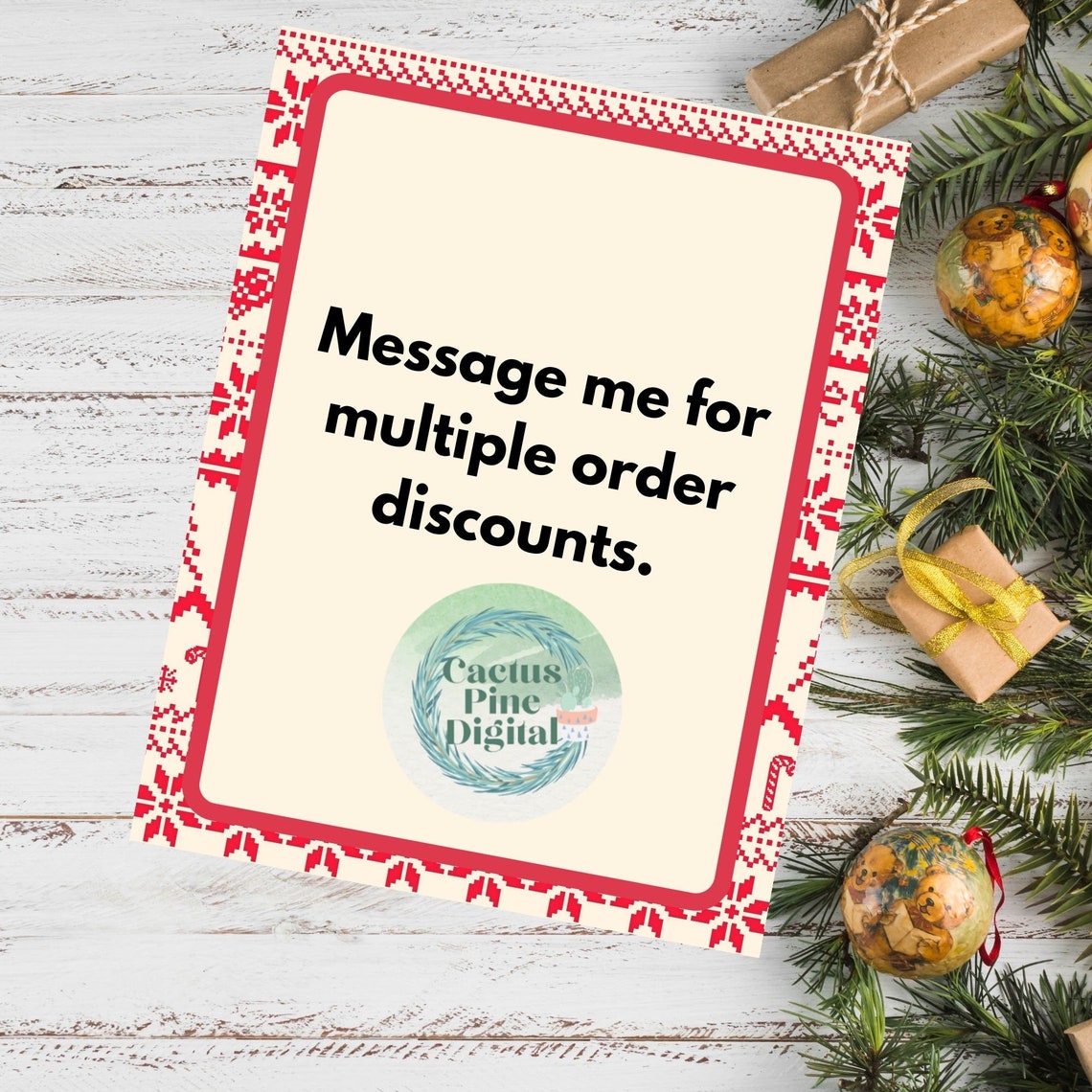 Minnesota State Gnomes Printable Christmas Stationery Set Letter Paper ...
