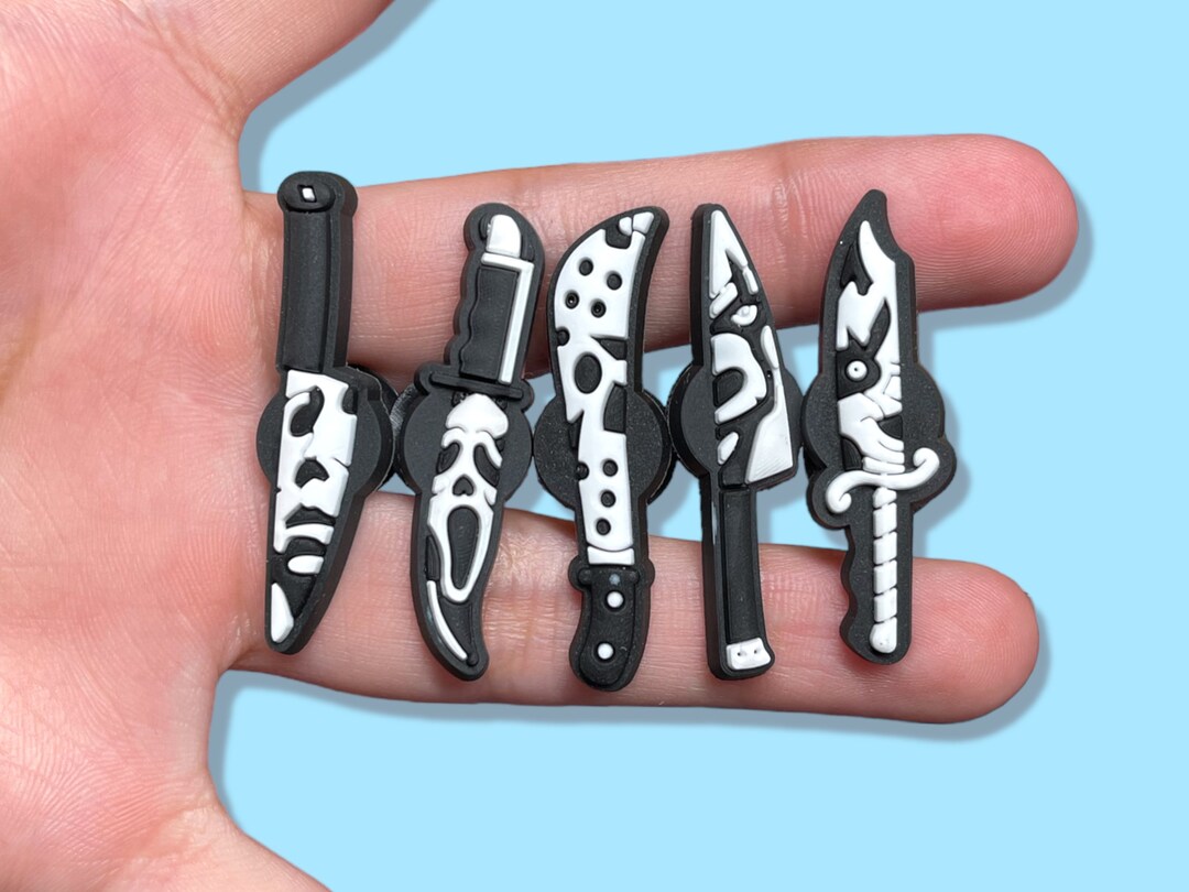 Horror Movie Croc Charm Scream Halloween Shoe Charms PVC Charms Shoe ...