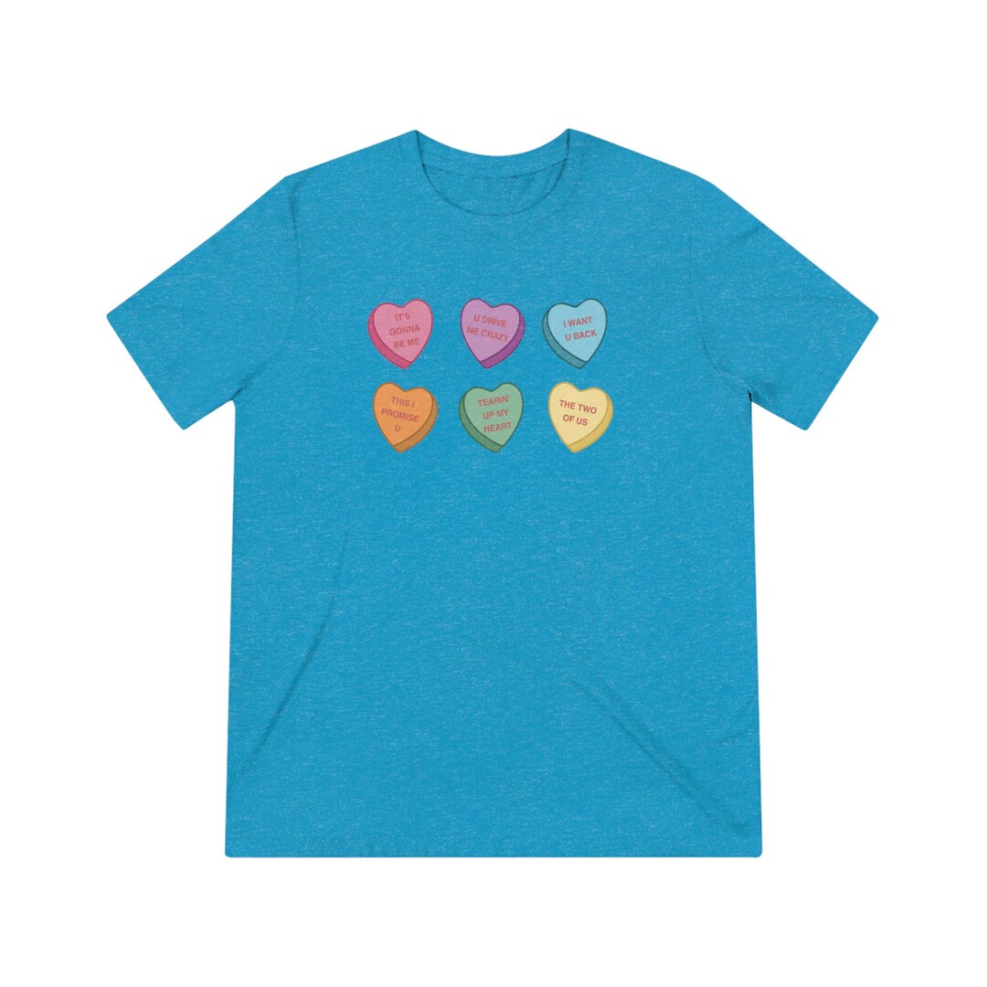 NSYNC Sweetheart Valentine's Day Candy || Unisex Triblend T-shirt - Etsy
