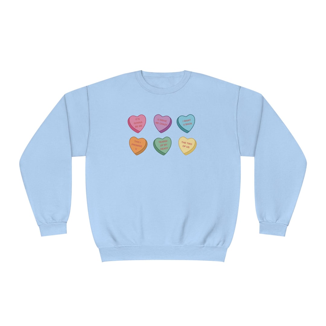 NSYNC Sweetheart Valentine's Day Candy || Unisex Nublend® Crewneck ...