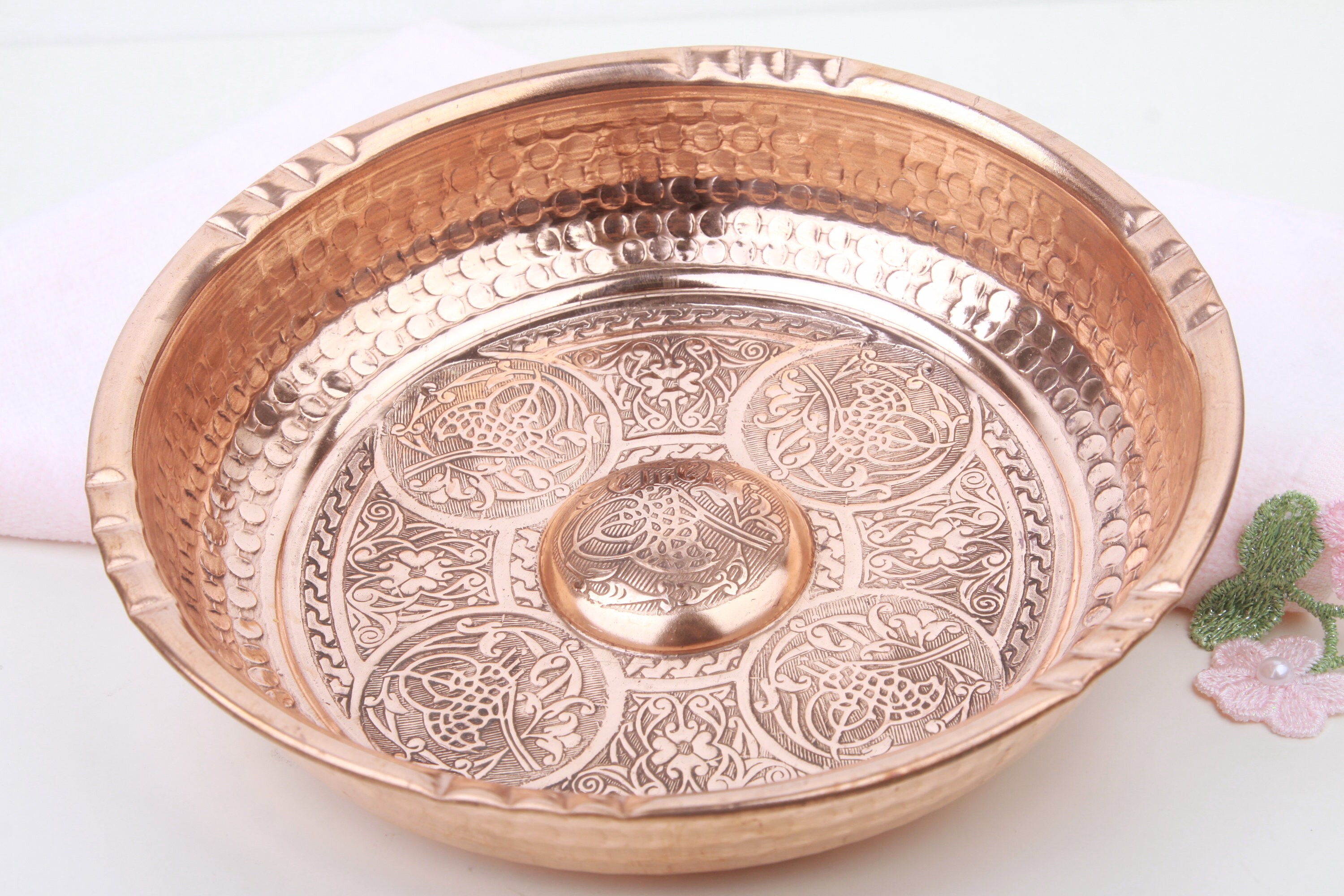 Handmade Coper Bowl, Turkish Hammam Bowl, Coper Bowl, Authentic Ottoman ...