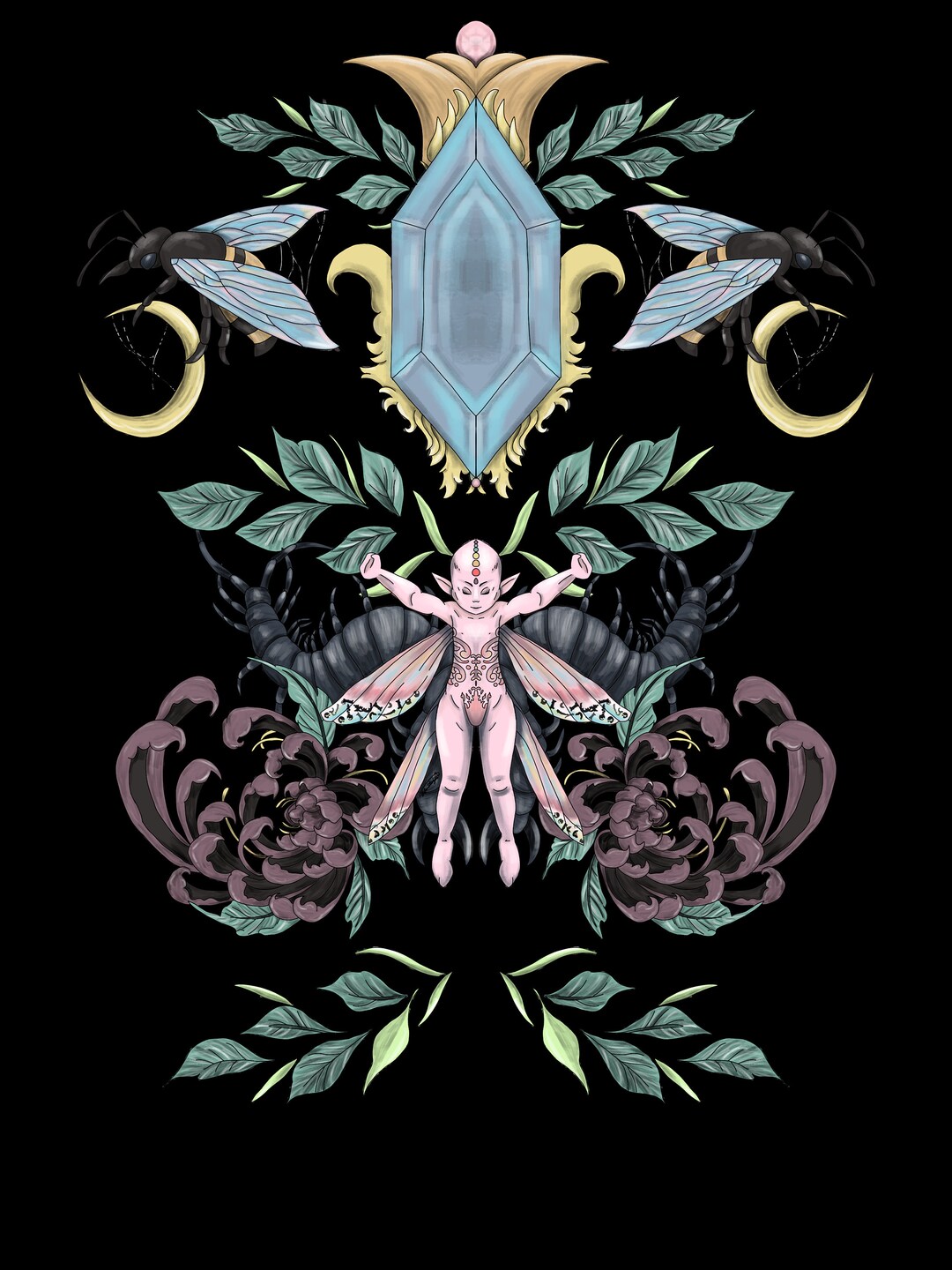 Fae Child Art Print - Etsy