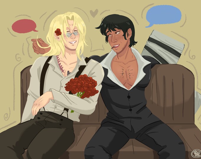 TRIGUN Vash Angel Print - Etsy