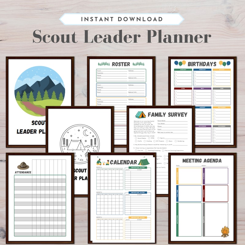 Girl Scout Planner - Etsy