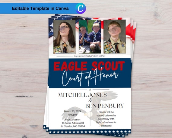 Eagle Scout Invitations