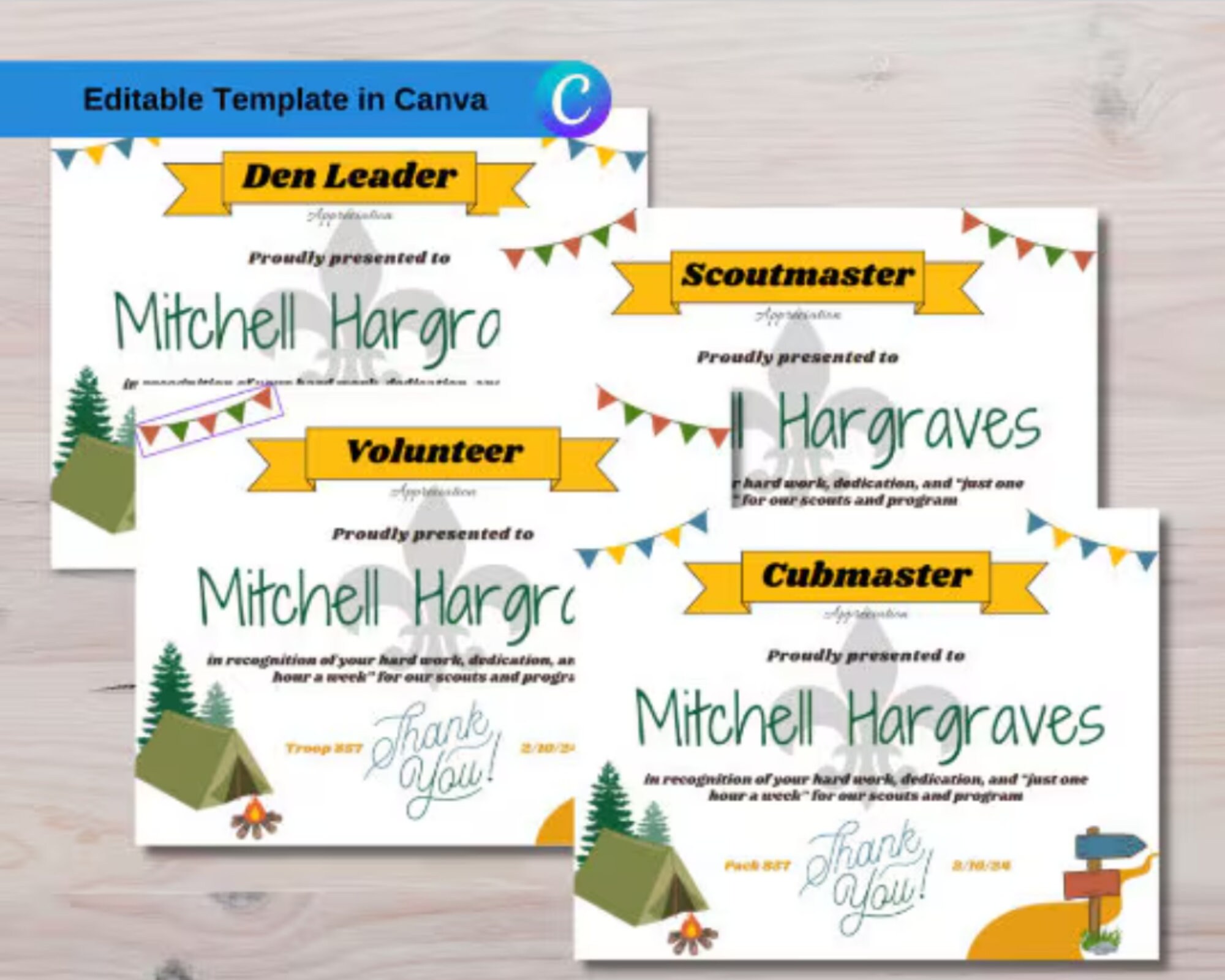 Scout Celebration Bundle Printable DIY - Etsy