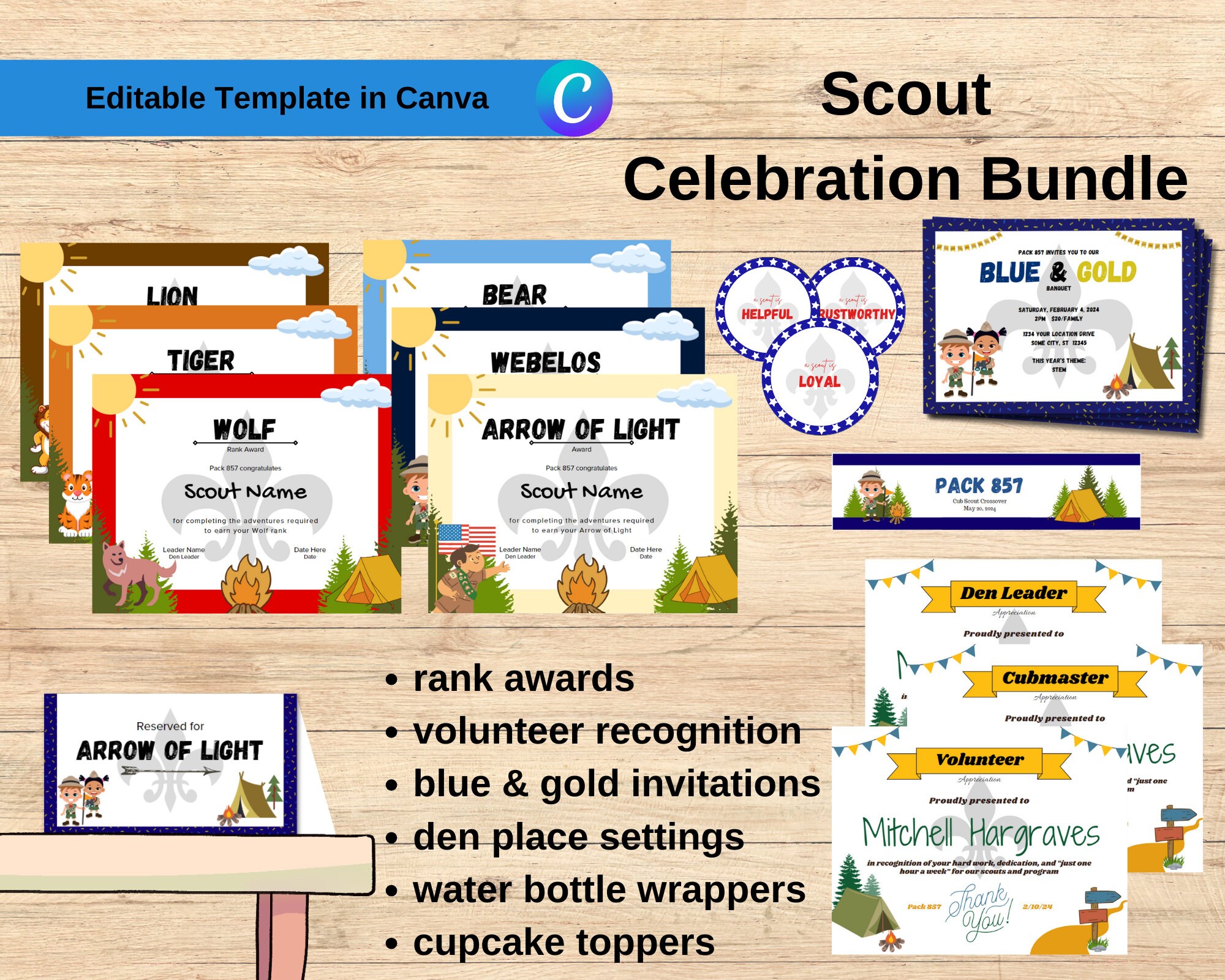 Scout Celebration Bundle Printable DIY - Etsy