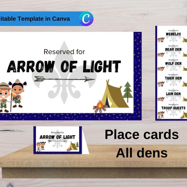 Arrow Place Cards - Etsy