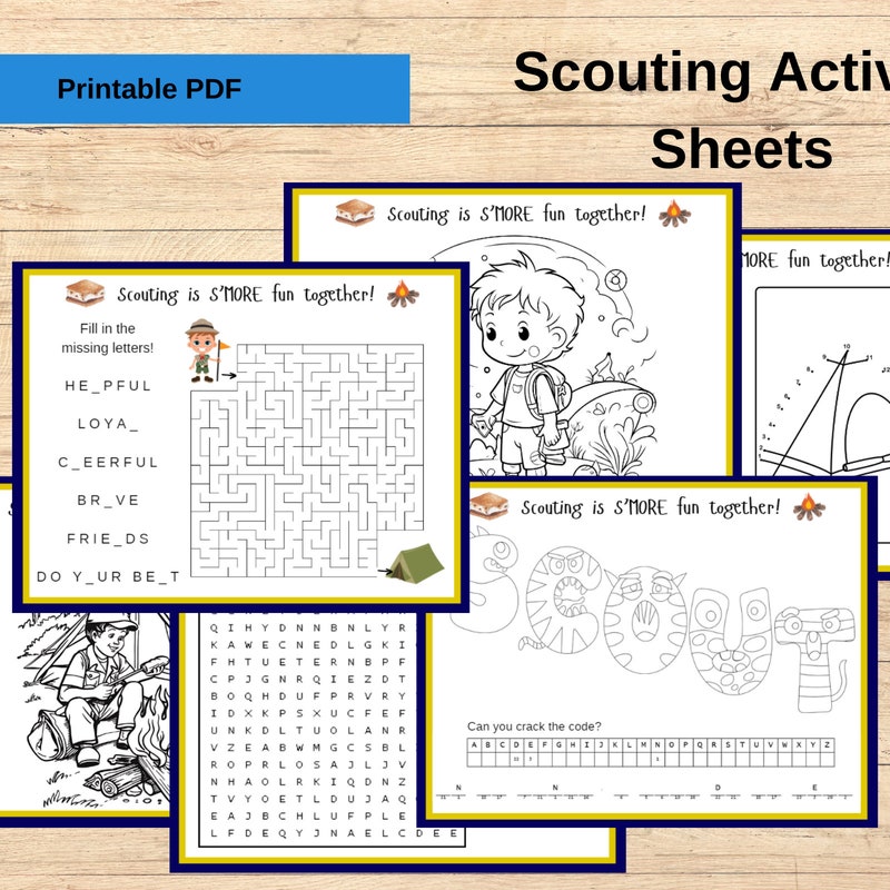 Cub Scout Printables - Etsy