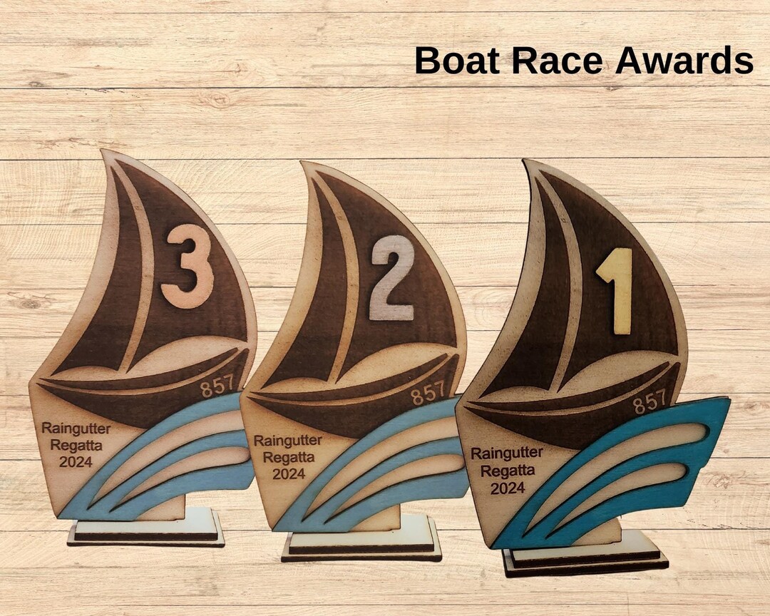 Wooden Boat Race Awards - Etsy