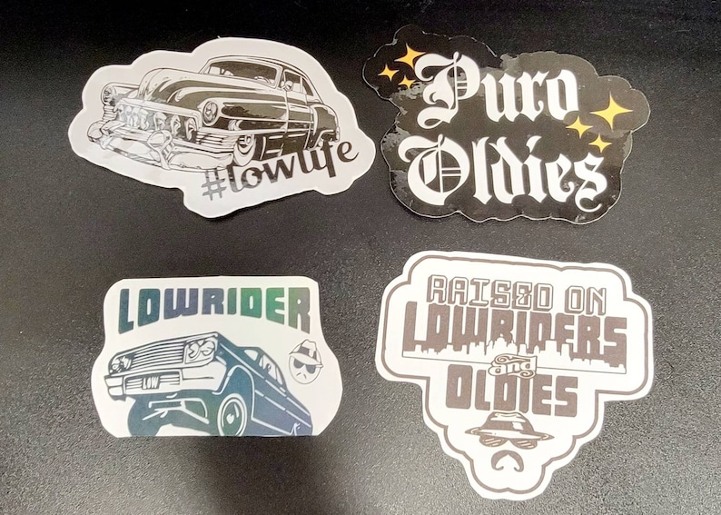 CHOLO Stickers,lowrider Stickers, Low and Slow, Puro Oldies, Raised on ...