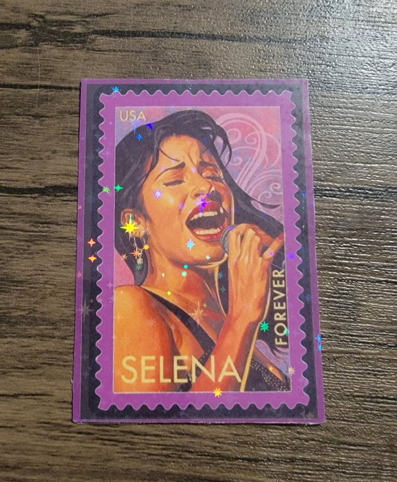Selena Quintanilla Holographic Sticker Set: Waterproof Fan Decals - Etsy