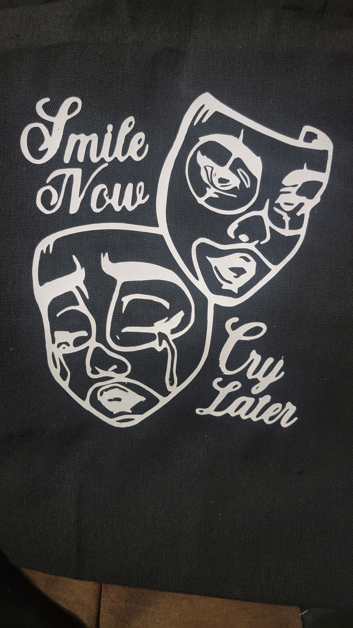 Smile Now Cry Later Tshirt, Cholo Tshirts, Clown Tee, Custom Tshirts ...