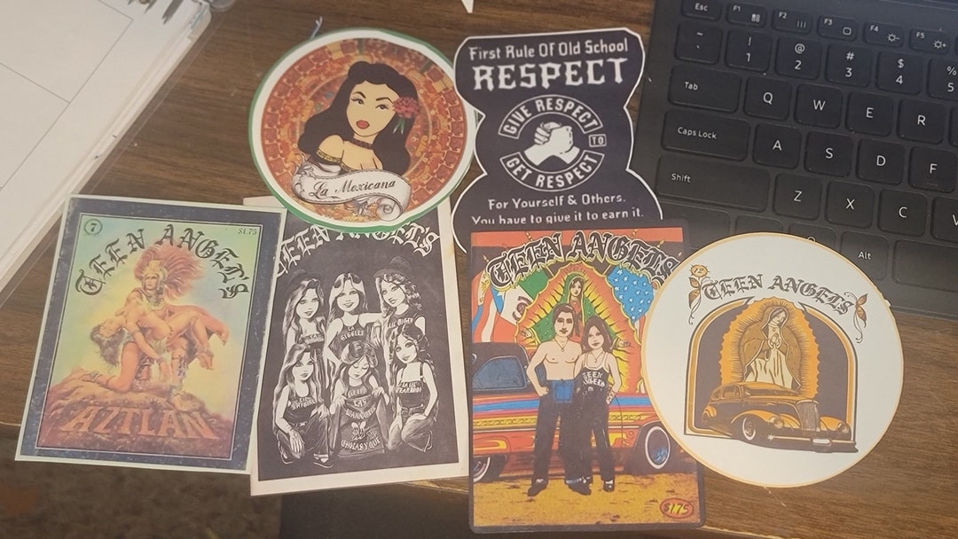 Teen Angel Lowerider Decals, Chicano Life Style Stickers, Aztlan Decals ...