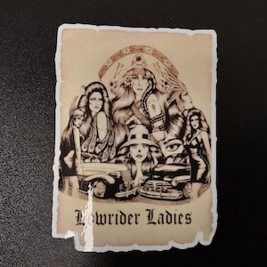Cholo Sticker, Original Lowrider Ladies Decal,brown Pride Stickers ...