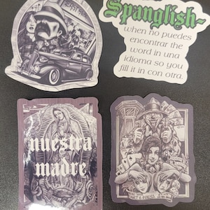 Chicano Life Stickers, O.g Decals, Nuestra Madre Virgencita Sticker ...