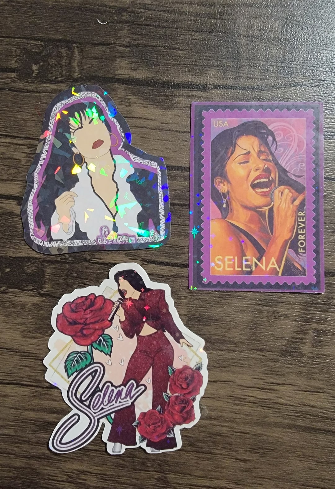 Selena Quintanilla Holographic Sticker Set: Waterproof Fan Decals - Etsy