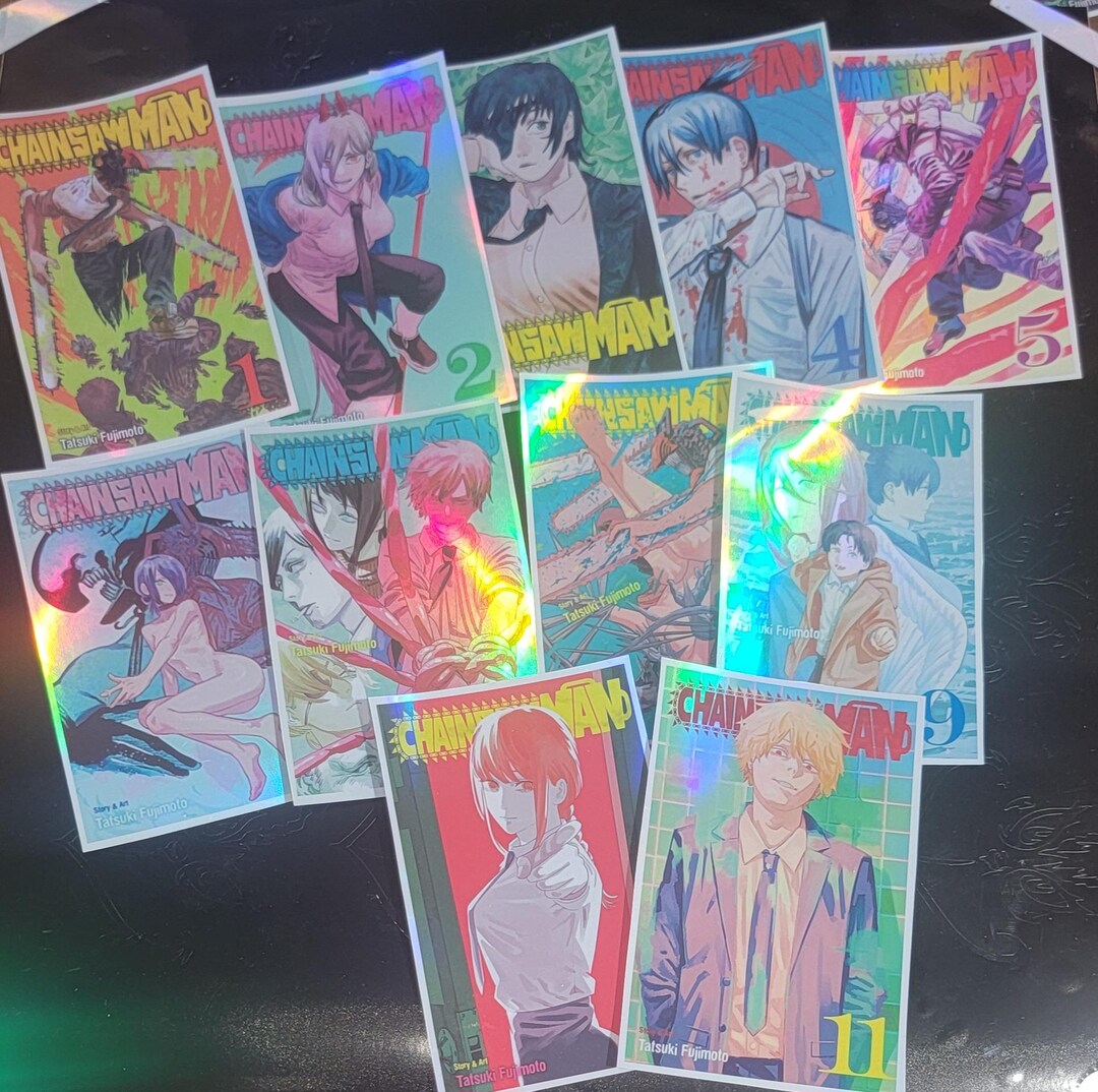 Chainsaw Anime Fan Stickers, Sticker Pack,holographic Stickers ...