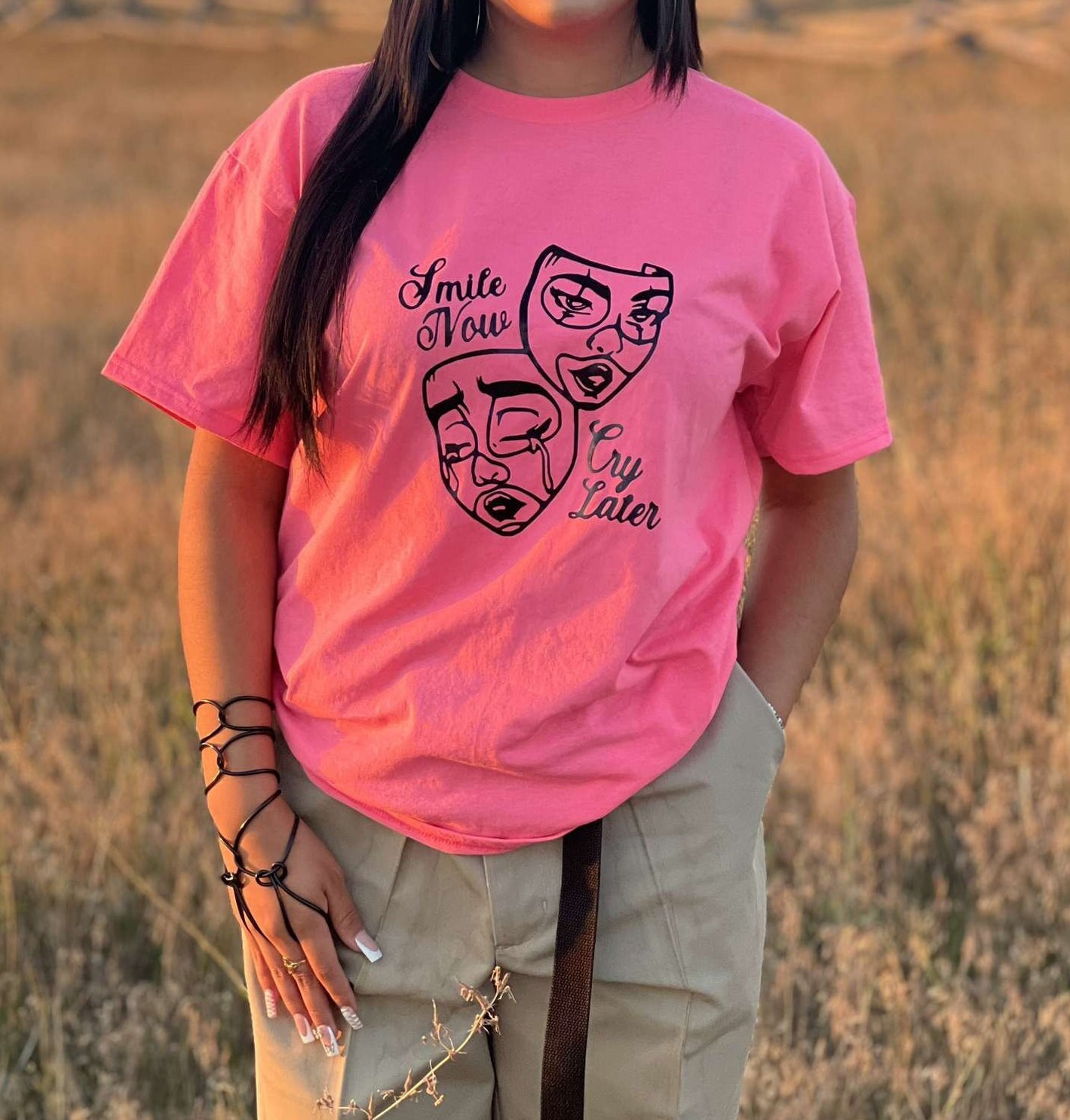 Smile Now Cry Later Tshirt, Cholo Tshirts, Clown Tee, Custom Tshirts ...