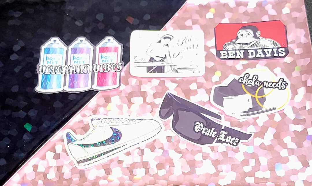 Chicano Lifestyle Icons, Cholo Icon Stickers, Chola Needs, Aquanet ...