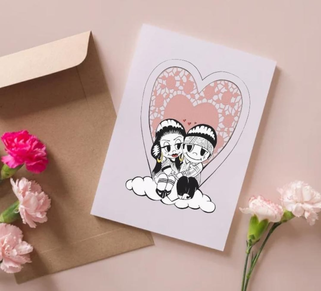 Chicano Love Card, Dia De Amor, Cholo Valentines Card - Etsy