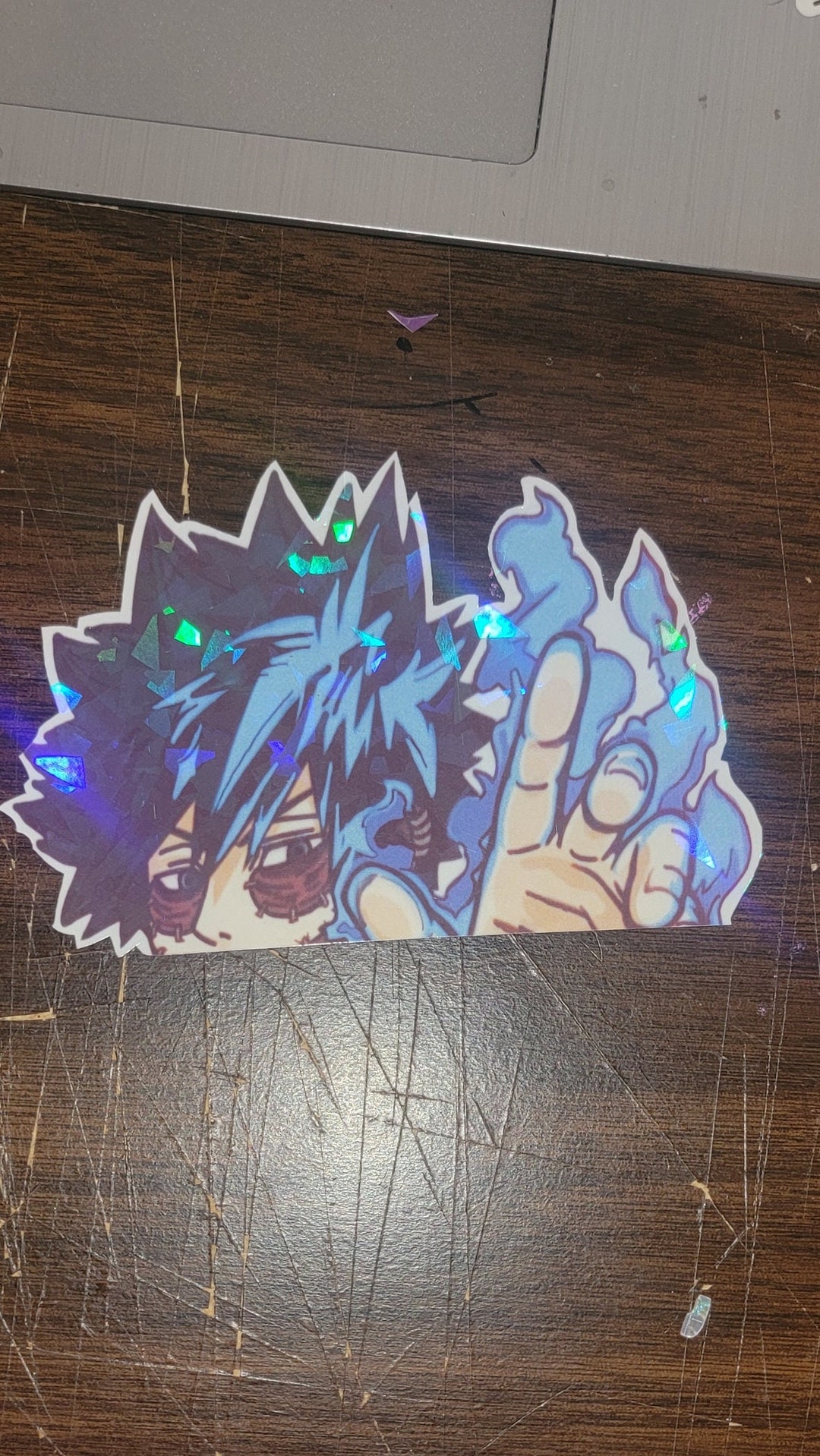 Hero Anime Show Themed Peepers, Hero Decals, Hero Anime Face Stickers ...