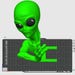 3D Printed Alien Bookend – Unique Sci-fi Decor, Creepy Alien Shelf ...