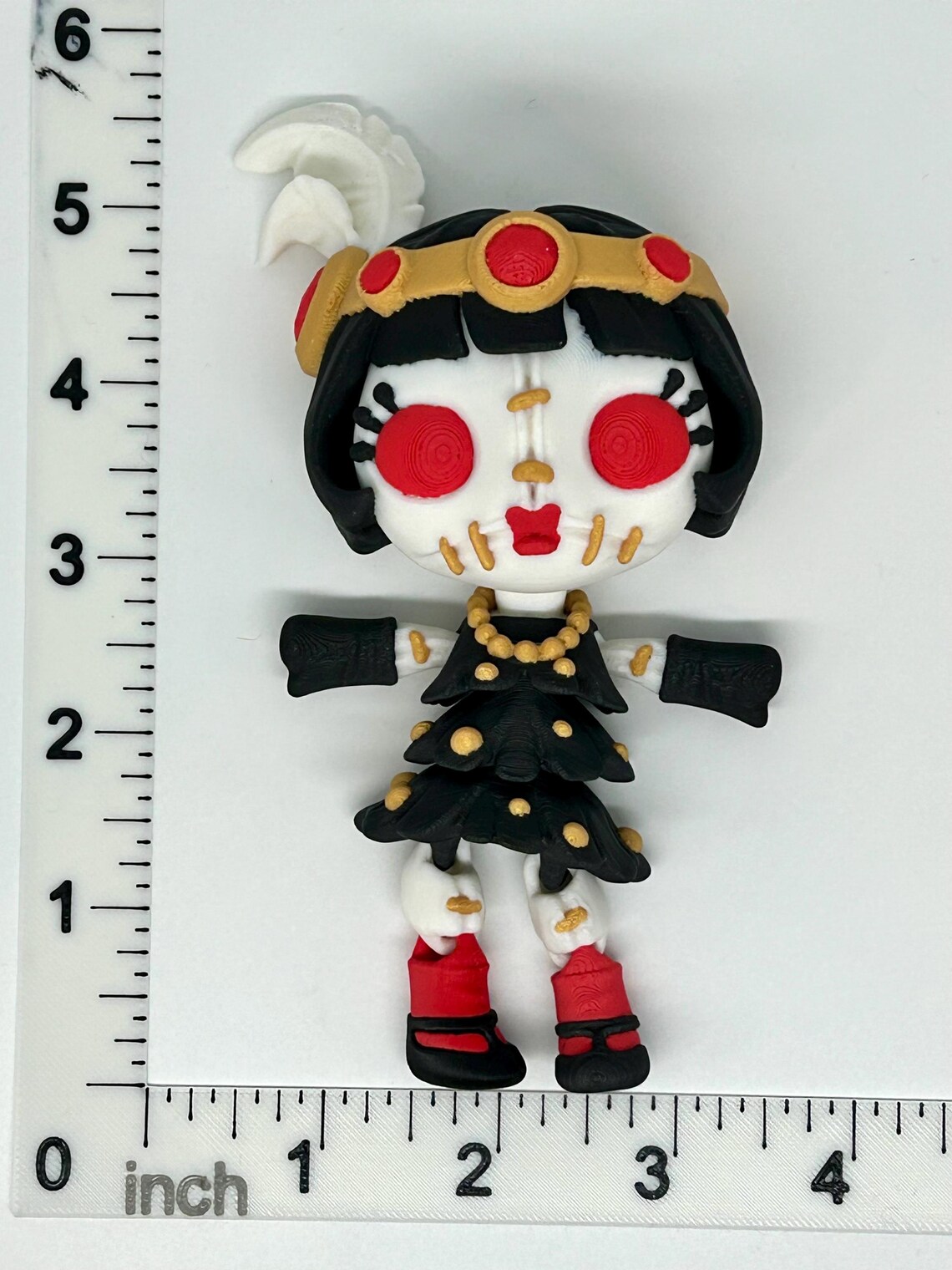 Creepy Flapper Doll – 1920s Gothic Decor | Vintage Horror Cute Figurine ...