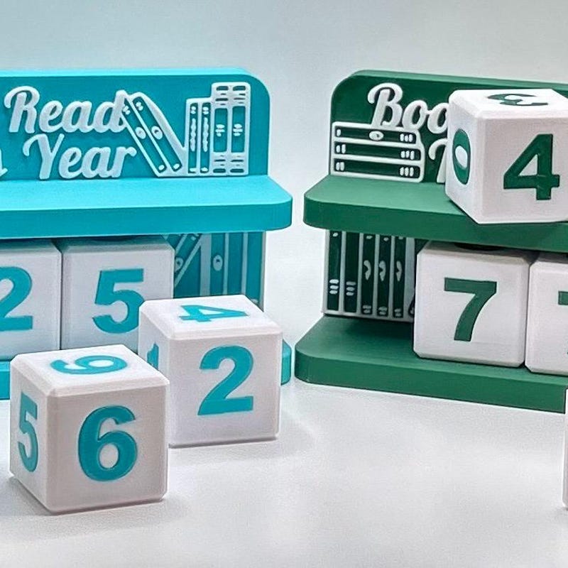 Cube Book Tracker - Etsy