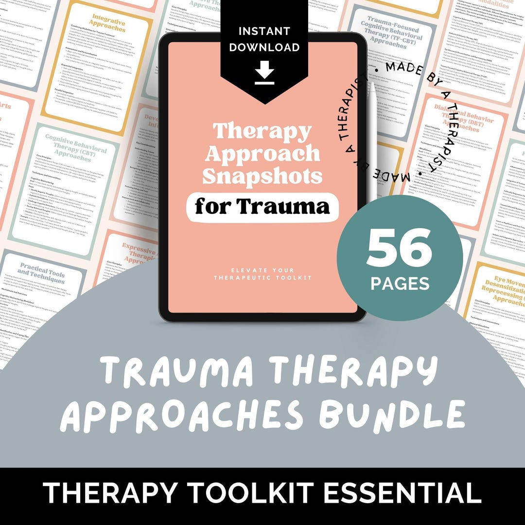 Trauma Resource Therapy Cheatsheet Counseling Intervention Tool ...