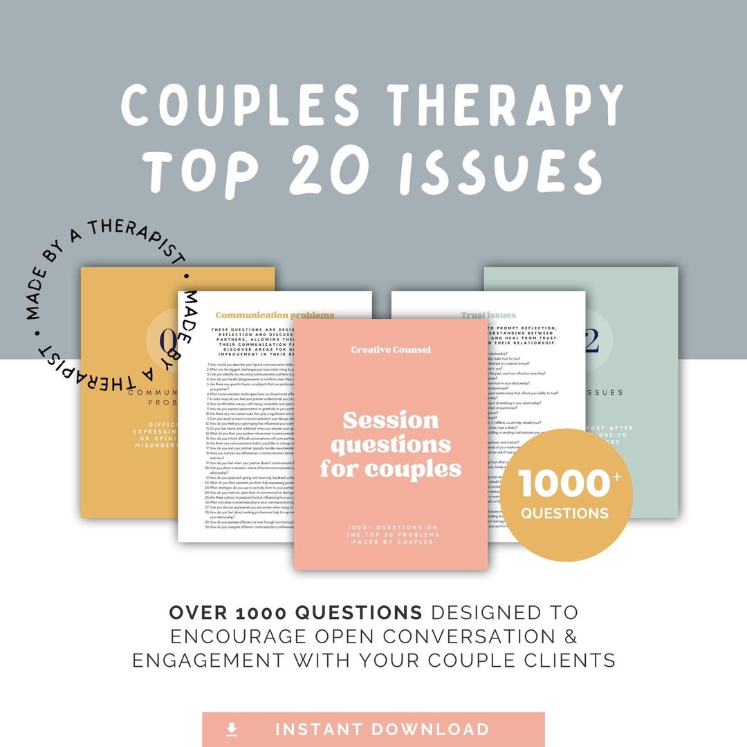 Couples Therapy Questioning Intervention Tool Relationship Counsel ...
