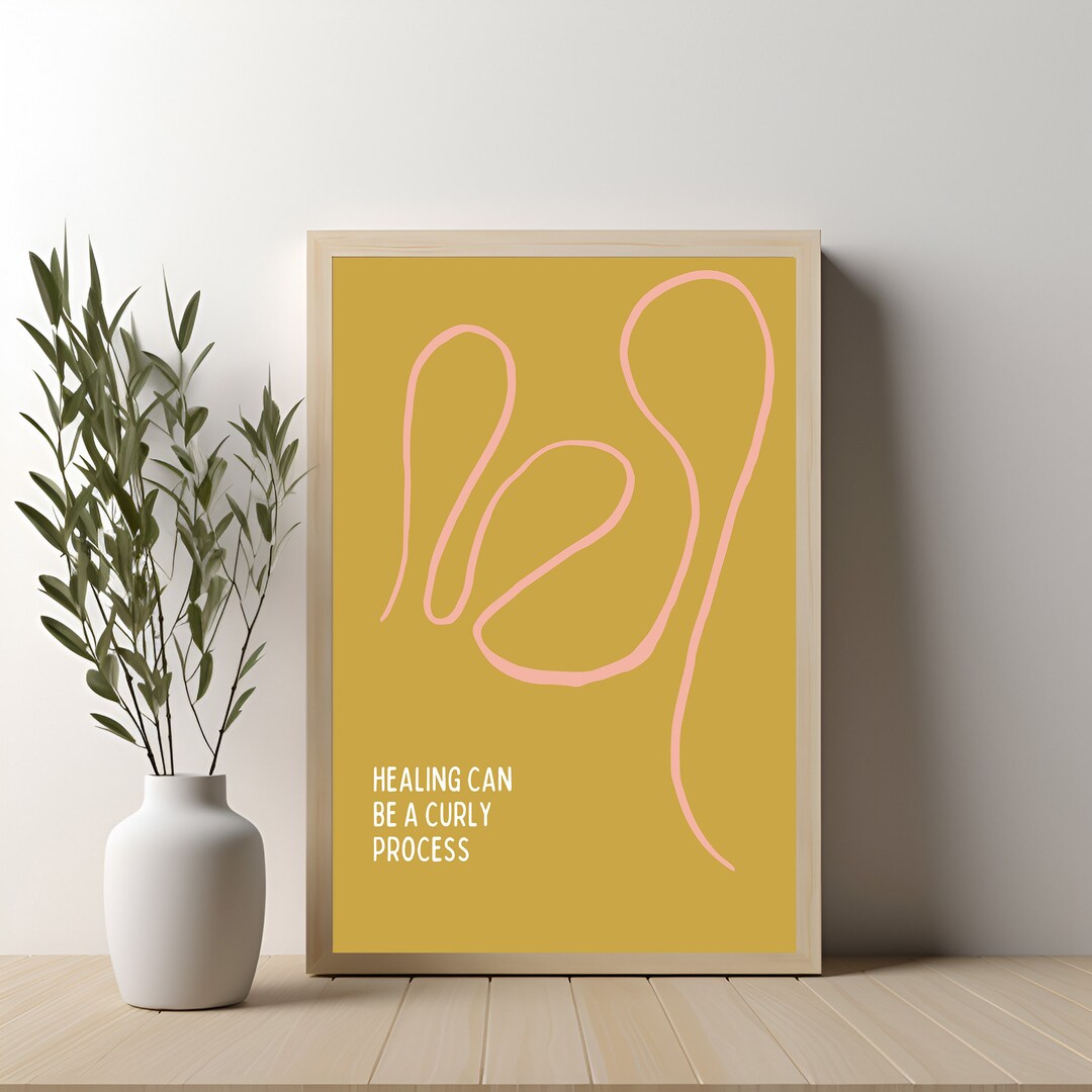 Healing Poster Therapy Decoration Psychologist Office Decor School ...