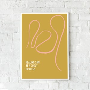 Healing Poster Therapy Decoration Psychologist Office Decor School ...