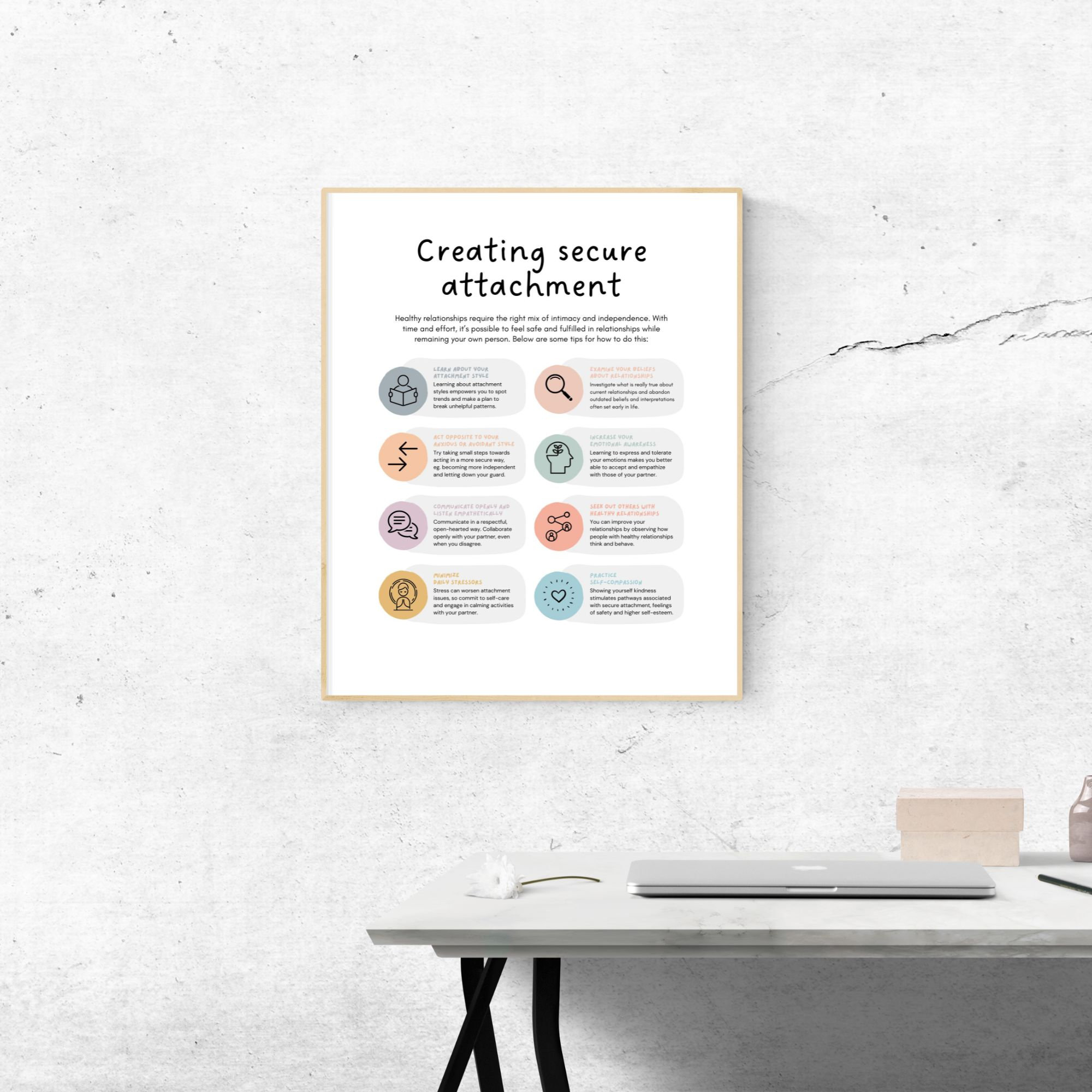 Attachment Styles Relationship Guidance Secure Attachment Poster ...