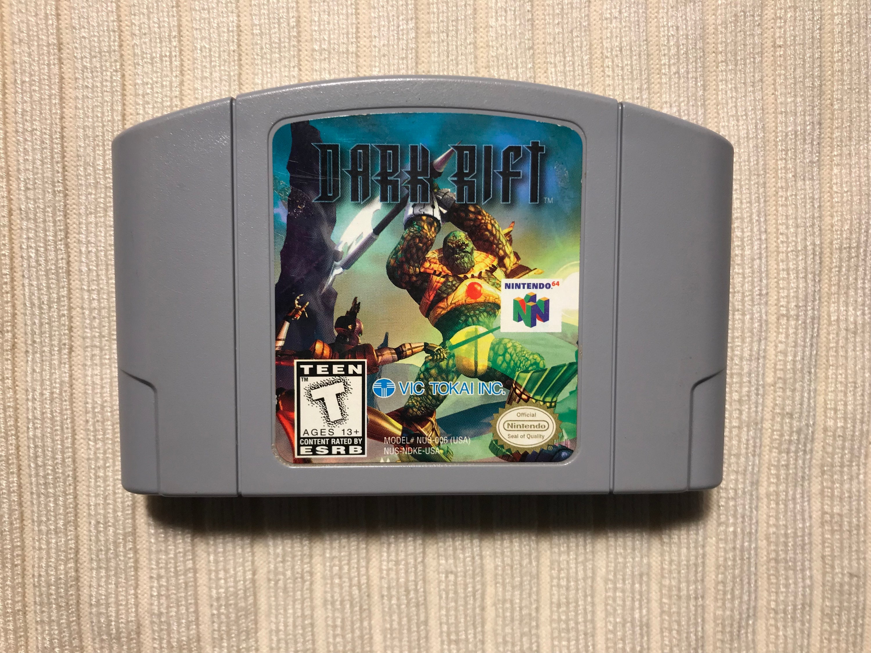 Dark Rift N64 Authentic Nintendo 64 Game - Etsy